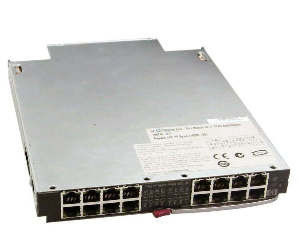 سوئیچ HPE 1Gb Ethernet Pass-Thru Module 406740-B21